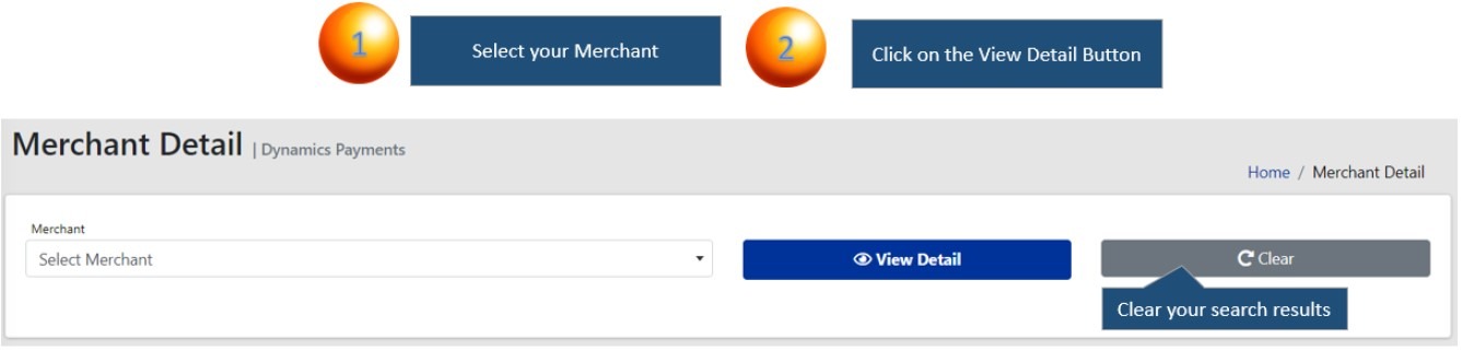 View Your Merchant’s Info – Dynamics Payments